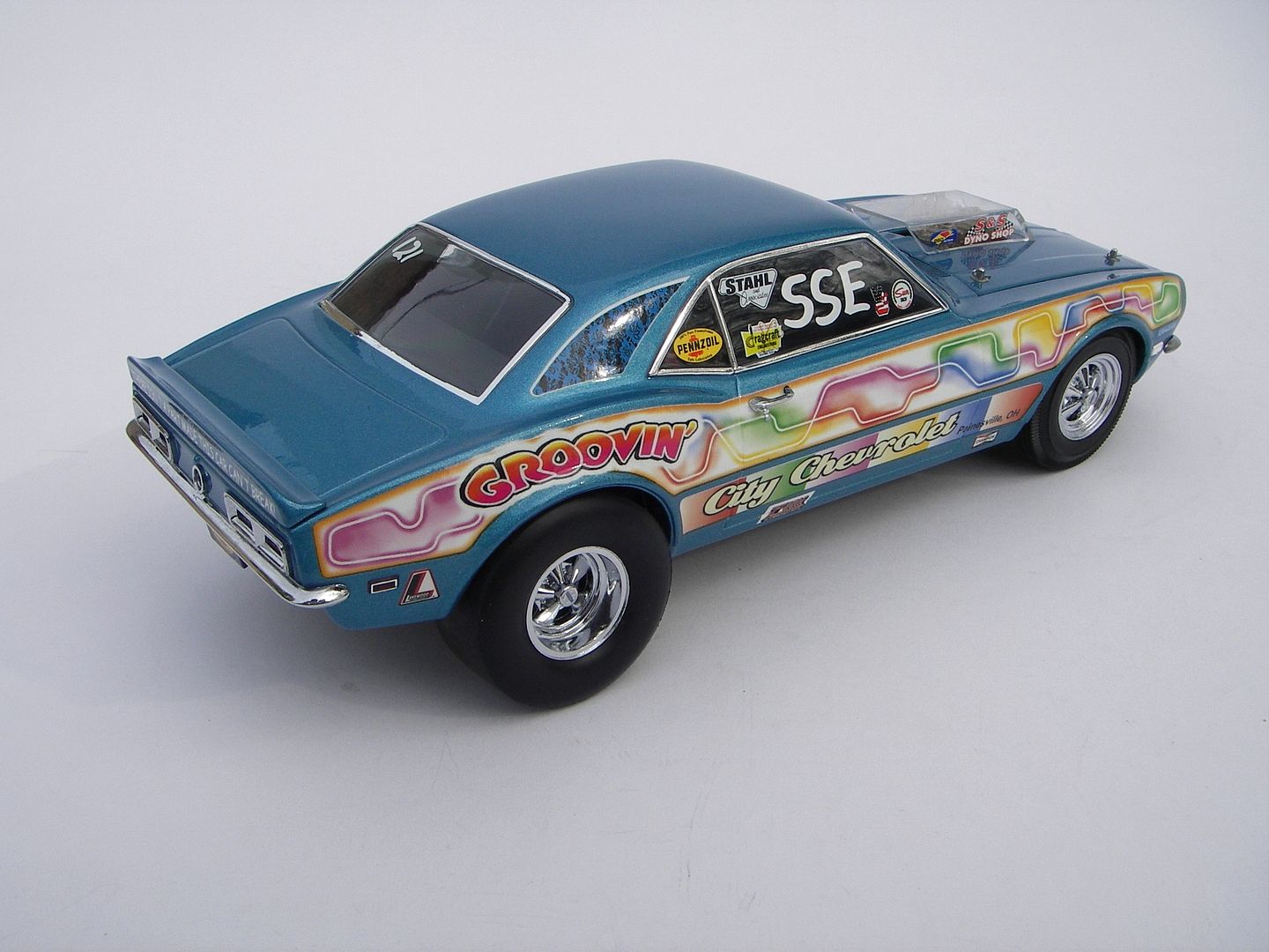 RSC 1968 GROOVIN SUPER STOCK CAMARO 1:24 DIECAST CHEVY NOSTAIGIA DRAG ...